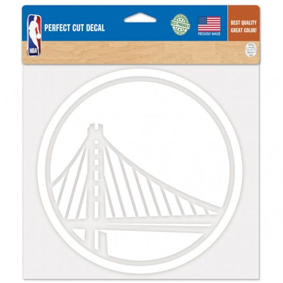 Golden State Warriors Logo - 8x8 White Die Cut Decal at Sticker Shoppe