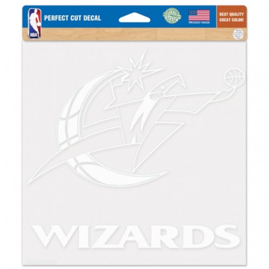 Washington Wizards Retro - 8x8 White Die Cut Decal at Sticker Shoppe
