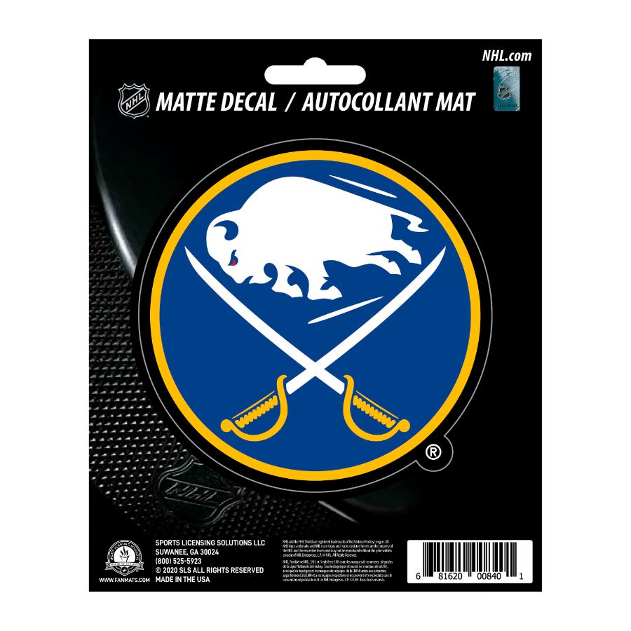 Buffalo Sabres - Vinyl Matte Sticker at Sticker Shoppe