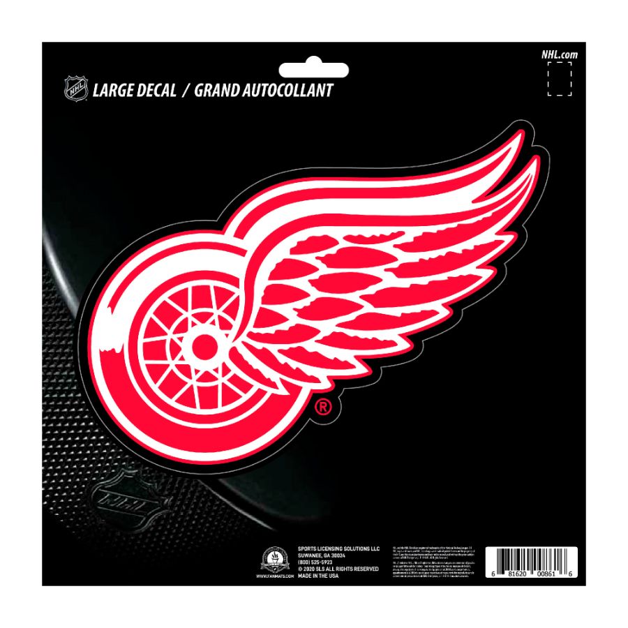 Detroit Red Wings Logo - 8x8 Vinyl Sticker at Sticker Shoppe