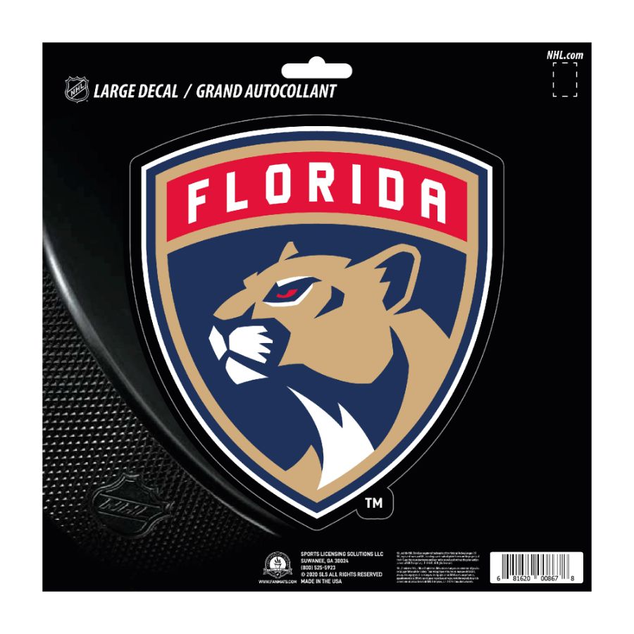 Florida Panthers Logo - 8x8 Vinyl Sticker at Sticker Shoppe