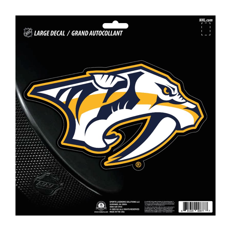 Nashville Predators Logo - 8x8 Vinyl Sticker at Sticker Shoppe