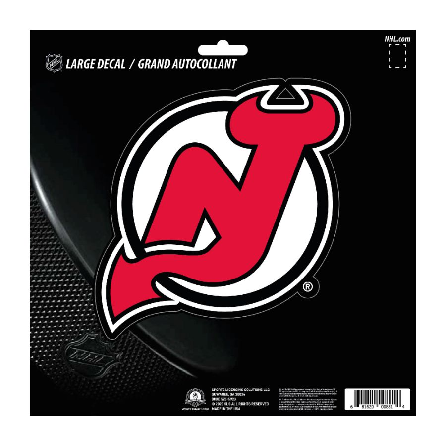 New Jersey Devils Logo - 8x8 Vinyl Sticker at Sticker Shoppe