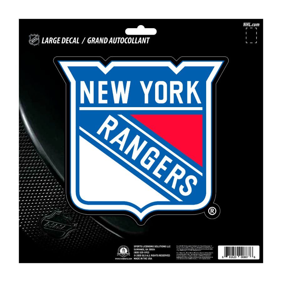 New York Rangers Logo - 8x8 Vinyl Sticker at Sticker Shoppe