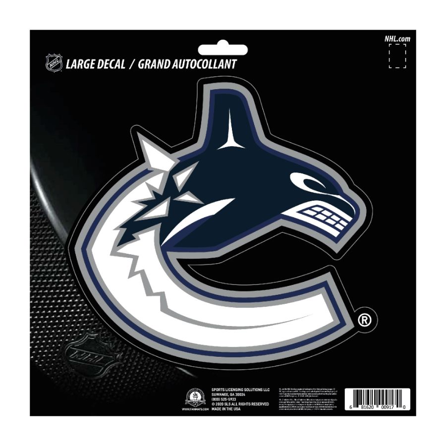 Vancouver Canucks Logo - 8x8 Vinyl Sticker at Sticker Shoppe