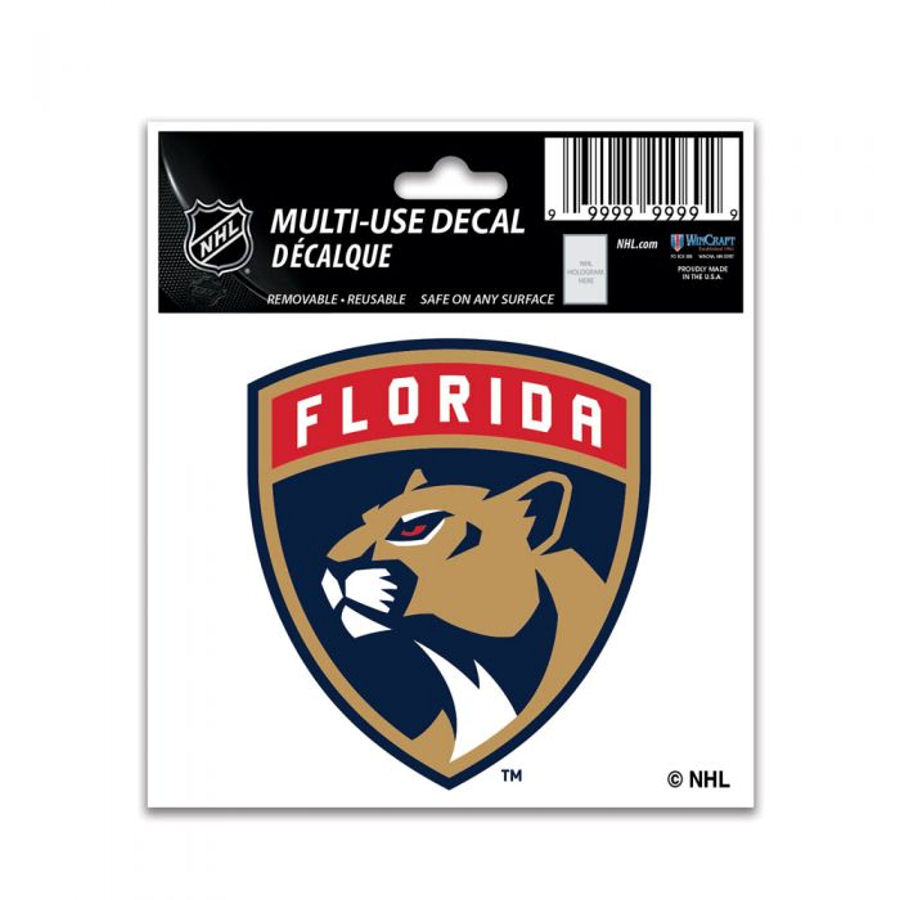 Florida Panthers - 3x4 Ultra Decal at Sticker Shoppe