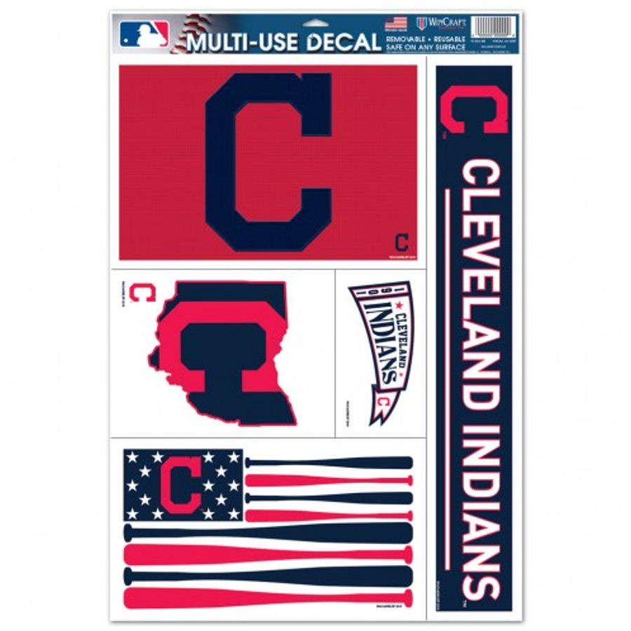 Cleveland Indians - Set of 5 Ultra Decals at Sticker Shoppe