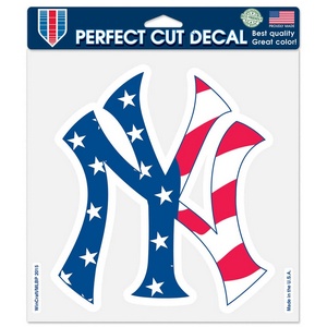 New York Yankees Stars & Stripes - 8x8 Full Color Die Cut Decal at ...