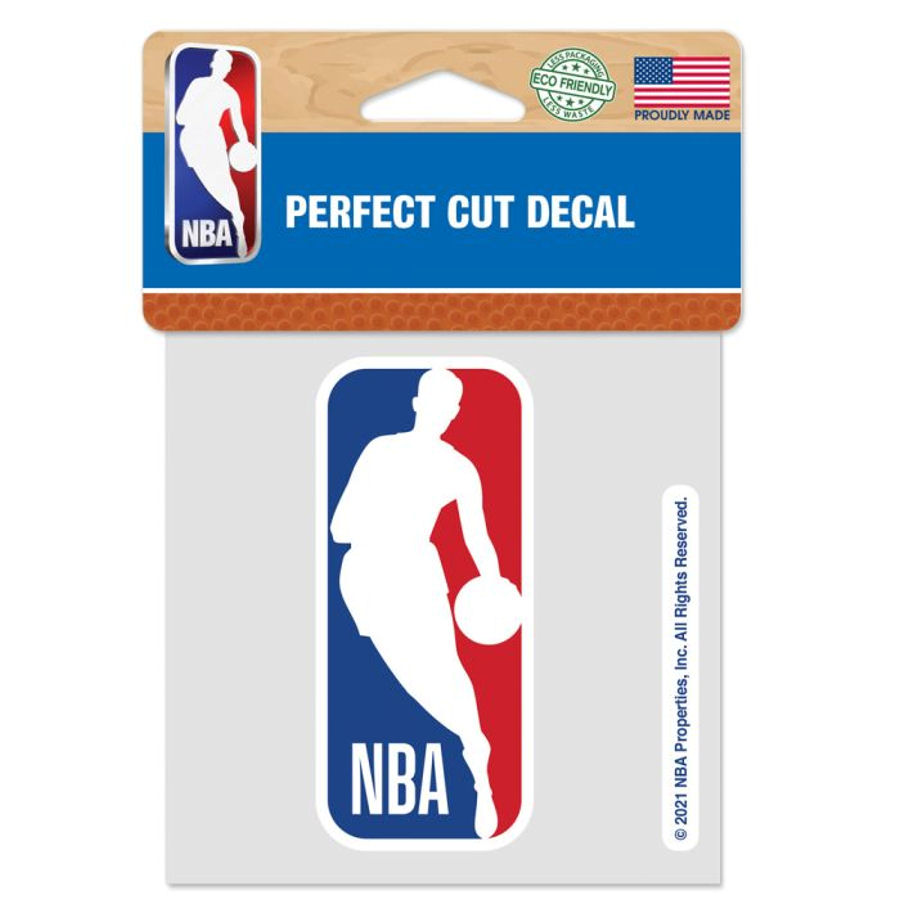 NBA National Basketball Association Logo - 4x4 Die Cut Decal at Sticker ...
