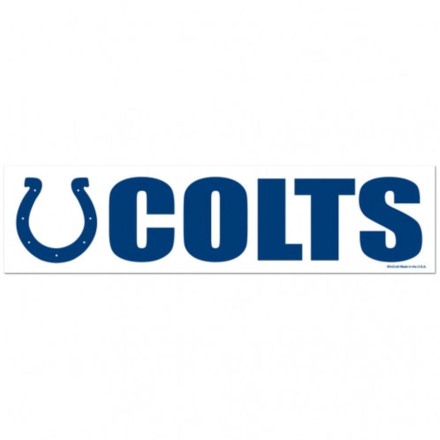 Indianapolis Colts - 3x12 Bumper Sticker Strip at Sticker Shoppe