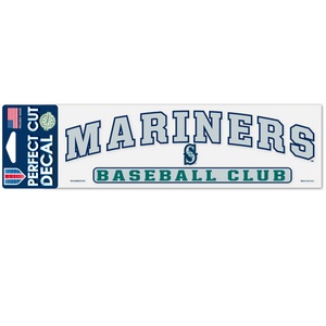 Seattle Mariners Baseball Club - 3x10 Die Cut Decal at Sticker Shoppe