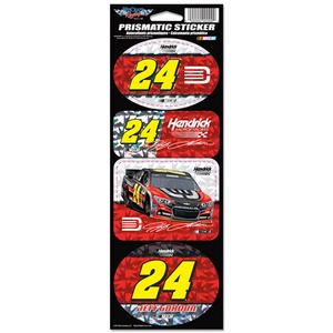 Jeff Gordon #24 - Prismatic Decal Set at Sticker Shoppe