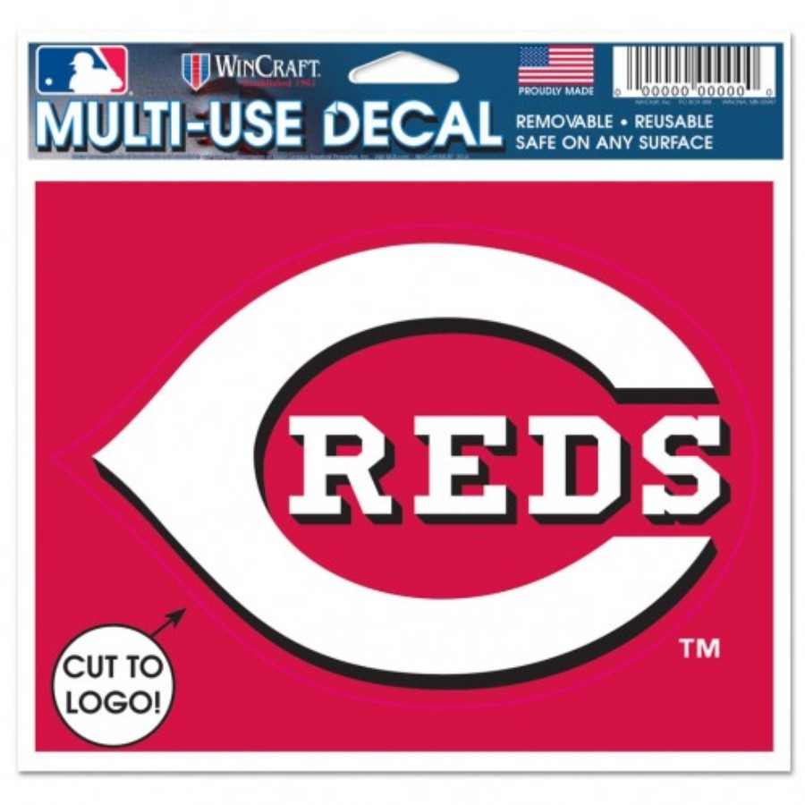 Cincinnati Reds - 4.5x5.75 Die Cut Ultra Decal at Sticker Shoppe