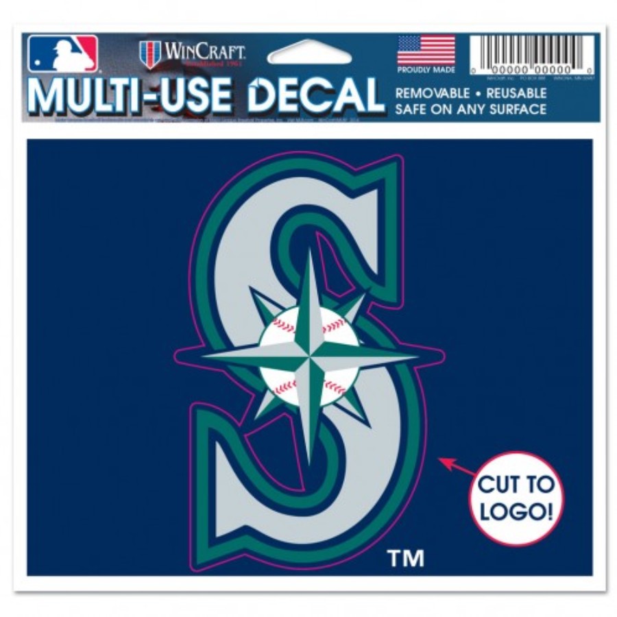 Seattle Mariners - 4.5x5.75 Die Cut Ultra Decal at Sticker Shoppe