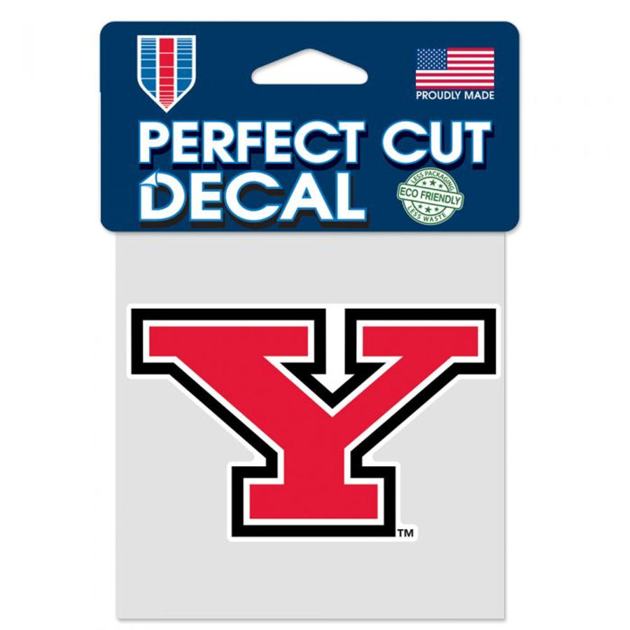 Youngstown State University Penguins - 4x4 Die Cut Decal at Sticker Shoppe