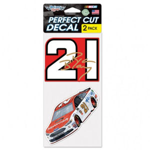 Ryan Blaney #21 Ford Motorcraft - Set of Two 4x4 Die Cut Decals at ...