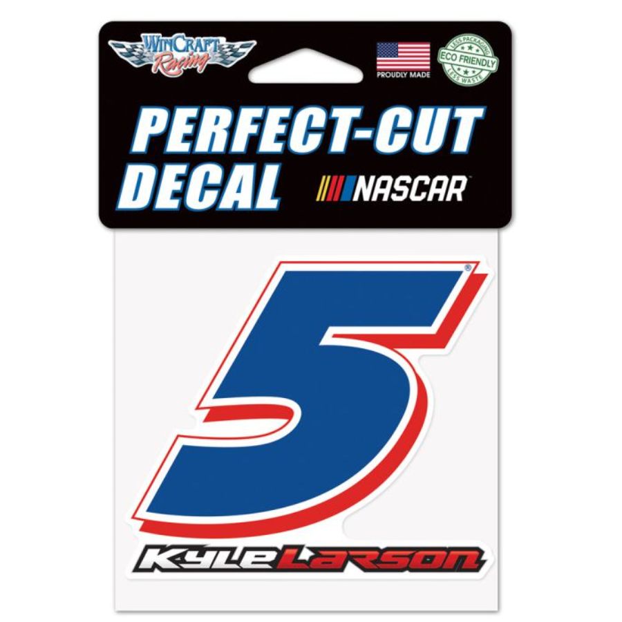 Kyle Larson #5 - 4x4 Die Cut Decal at Sticker Shoppe