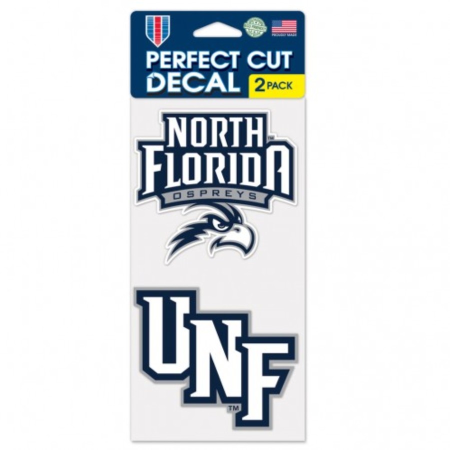 University Of North Florida Ospreys - Set of Two 4x4 Die Cut Decals at ...