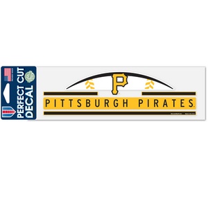 Pittsburgh Pirates - 3x10 Die Cut Decal at Sticker Shoppe