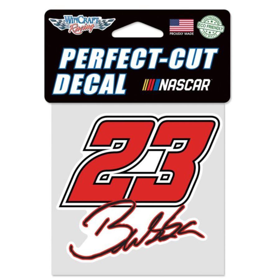 Bubba Wallace #23 - 4x4 Die Cut Decal at Sticker Shoppe
