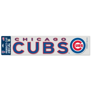Chicago Cubs - 4x16 Die Cut Decal at Sticker Shoppe