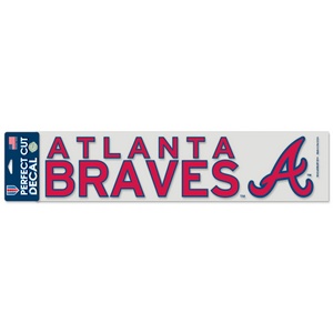 Atlanta Braves - 4x16 Die Cut Decal at Sticker Shoppe