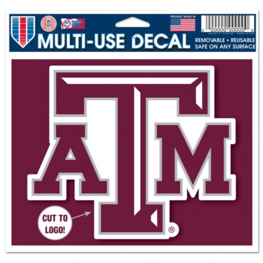 Texas A&M University Aggies - 4.5x5.75 Die Cut Multi Use Ultra Decal at ...