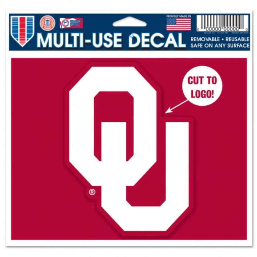 University Of Oklahoma Sooners - 4.5x5.75 Die Cut Multi Use Ultra Decal ...
