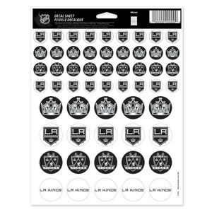 Los Angeles Kings - 8.5x11 Sticker Sheet at Sticker Shoppe
