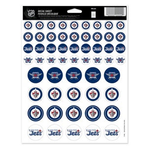Winnipeg Jets - 8.5x11 Sticker Sheet at Sticker Shoppe