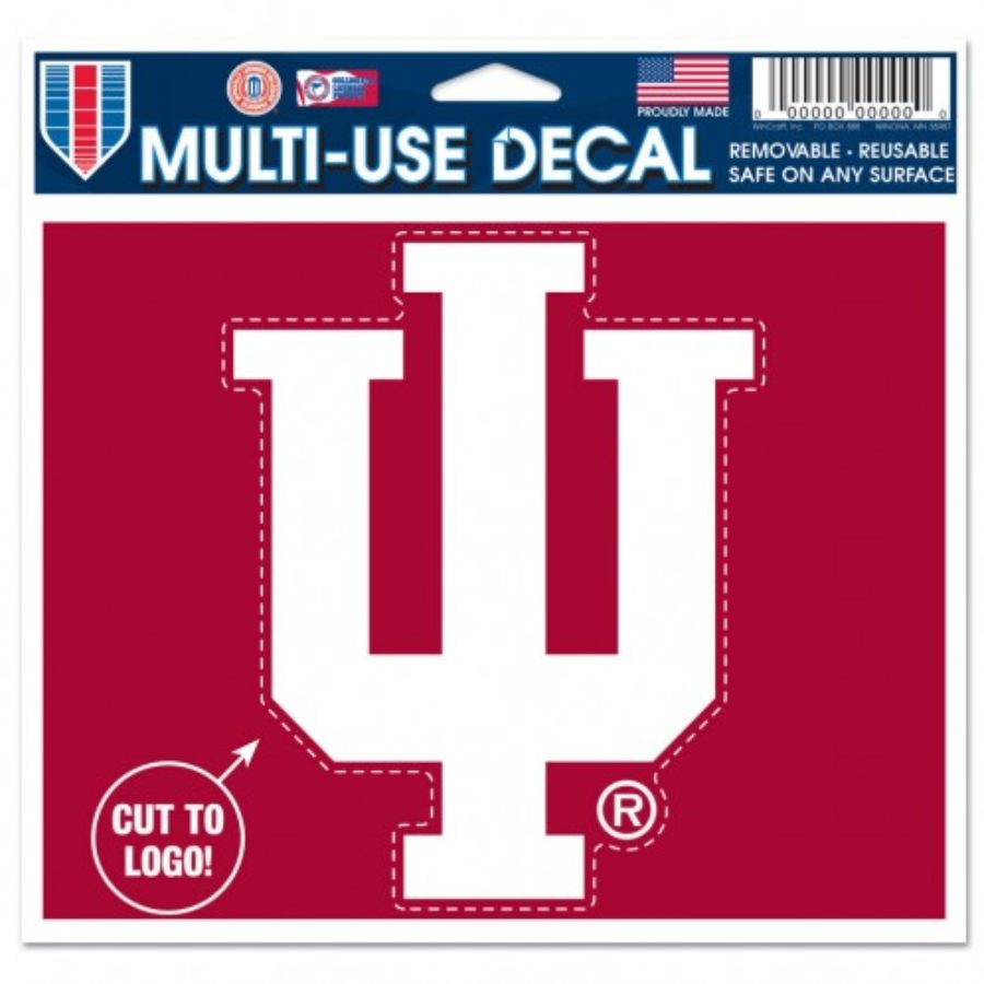 Indiana University Hoosiers - 4.5x5.75 Die Cut Multi Use Ultra Decal at ...
