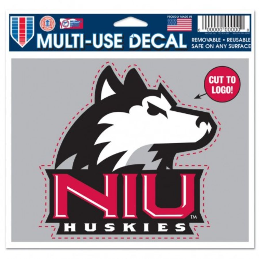 Northern Illinois University Huskies - 4.5x5.75 Die Cut Multi Use Ultra ...