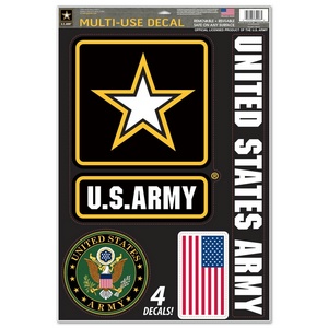 United States Army - Set of 4 Ultra Decals at Sticker Shoppe