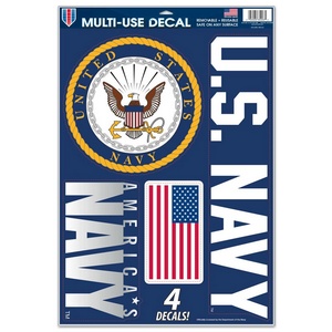 United States Navy - Set of 4 Ultra Decals at Sticker Shoppe