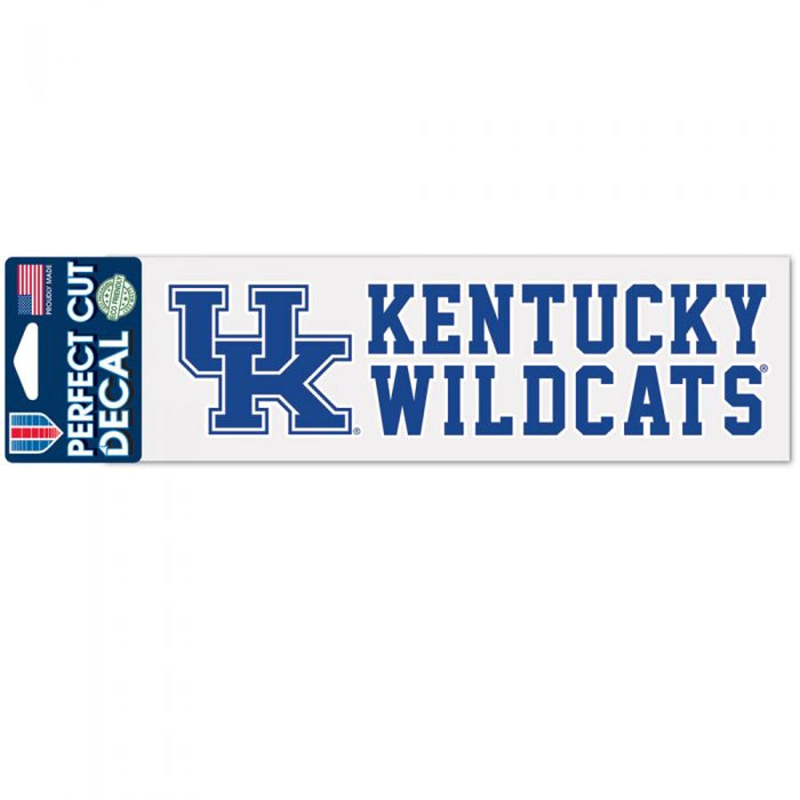 University Of Kentucky Wildcats - 3x10 Die Cut Decal at Sticker Shoppe