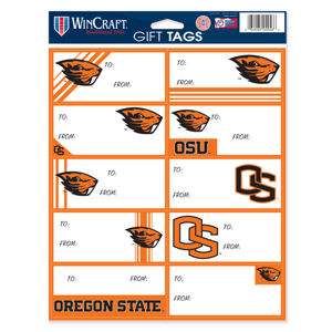 Oregon State University Beavers - Sheet of 10 Gift Tag Labels at ...