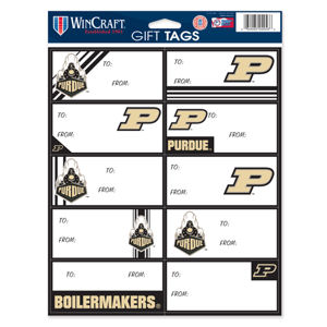Purdue University Boilermakers - Sheet of 10 Gift Tag Labels at Sticker ...