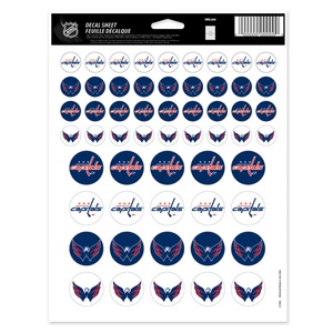 Washington Capitals - 8.5x11 Sticker Sheet at Sticker Shoppe