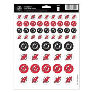 New Jersey Devils - 8.5x11 Sticker Sheet at Sticker Shoppe