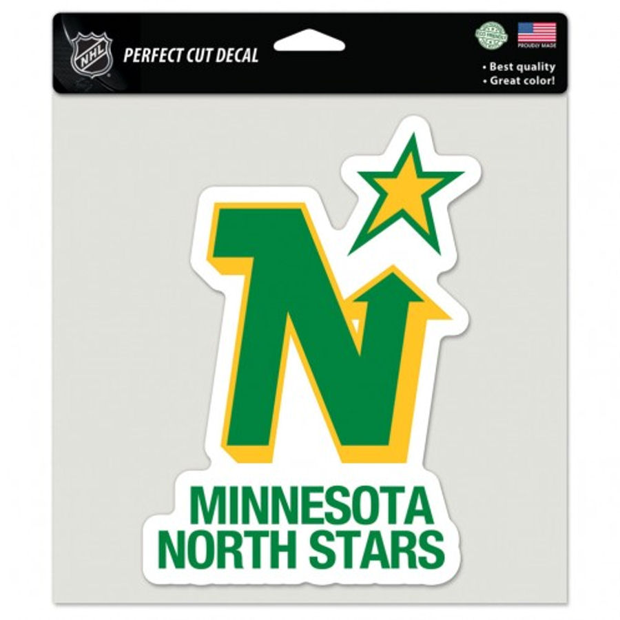 Minnesota North Stars - 8x8 Full Color Die Cut Decal at Sticker Shoppe