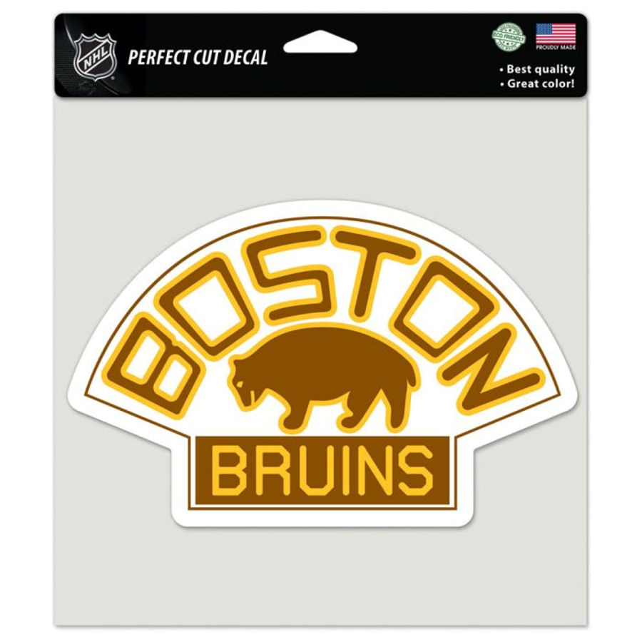 Boston Bruins Retro - 8x8 Full Color Die Cut Decal at Sticker Shoppe