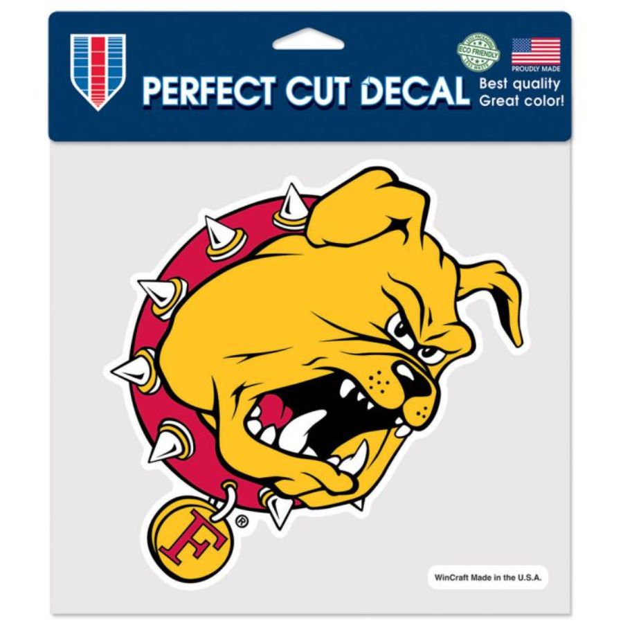 Ferris State University Bulldogs - 8x8 Full Color Die Cut Decal at ...