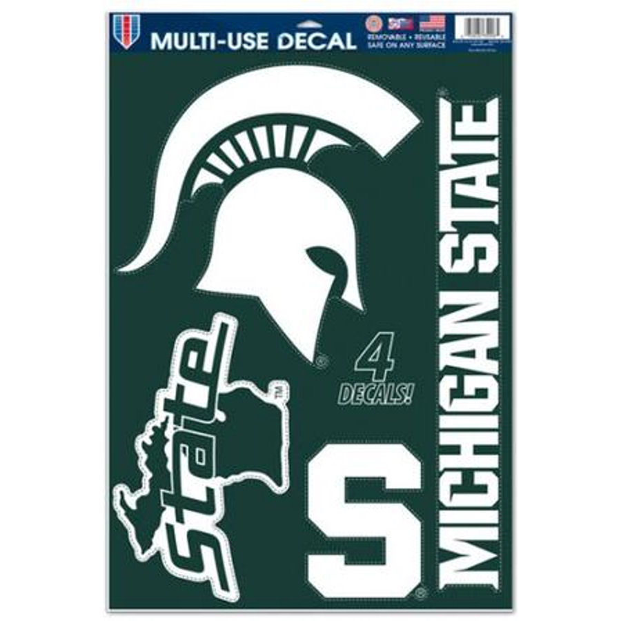 Michigan State University Spartans - Set of 4 Ultra Decals at Sticker ...