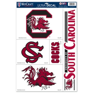 University Of South Carolina Gamecocks - Set of 5 Ultra Decals at ...