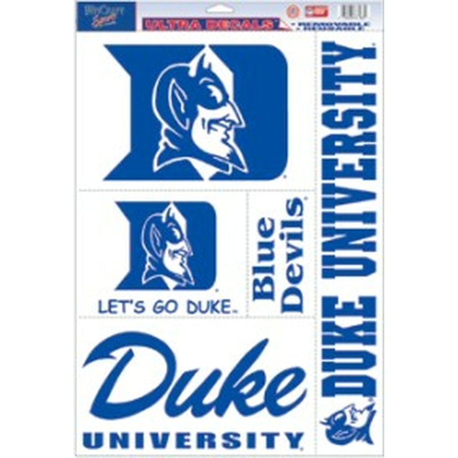 Duke University Blue Devils - Set of 5 Ultra Decals at Sticker Shoppe