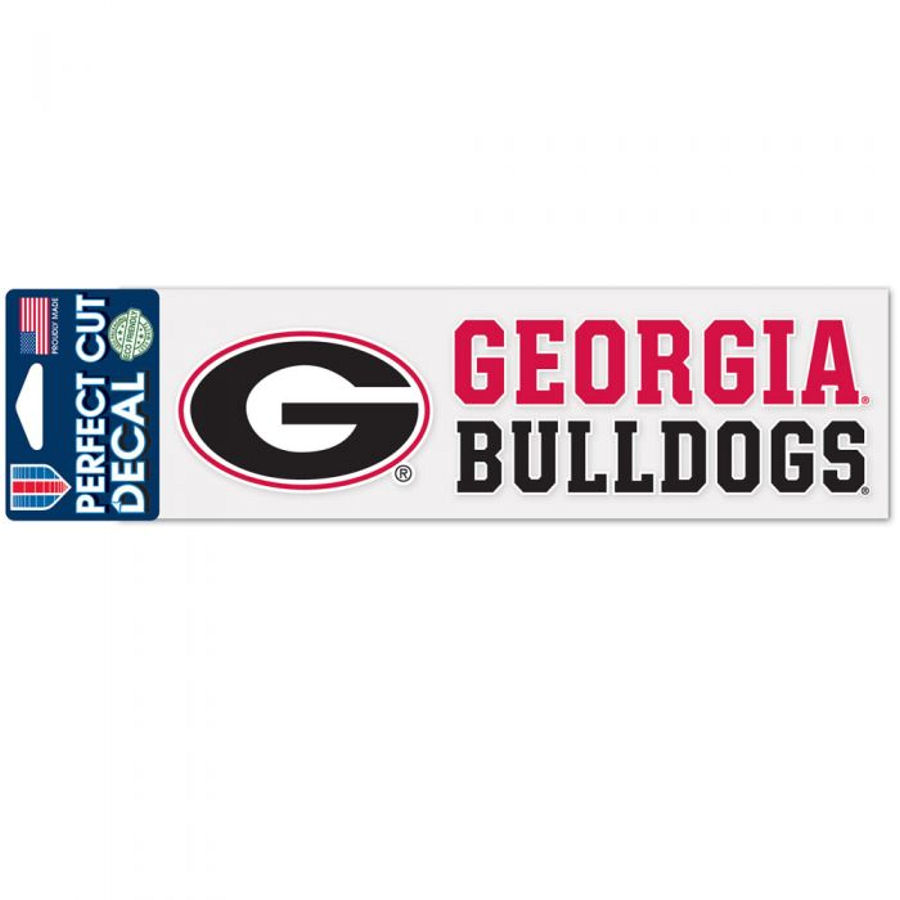 University Of Georgia Bulldogs - 3x10 Die Cut Decal at Sticker Shoppe