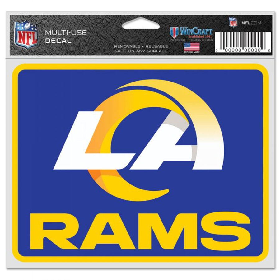 Los Angeles Rams 2020 Logo - 5x6 Multi Use Decal at Sticker Shoppe