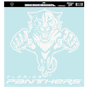 Florida Panthers - 18x18 White Die Cut Decal at Sticker Shoppe
