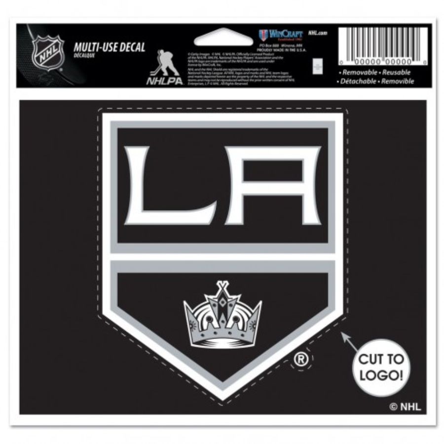 Los Angeles Kings - 4.5x5.75 Die Cut Multi Use Ultra Decal at Sticker ...