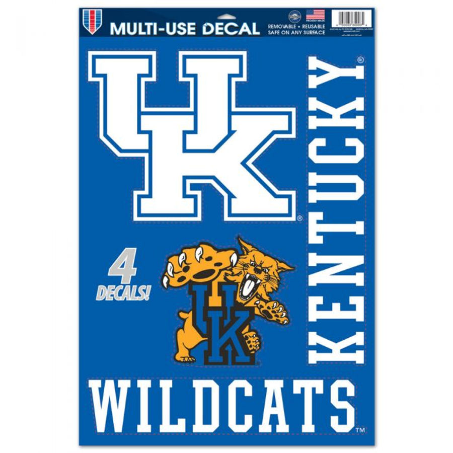University Of Kentucky Wildcats - Set Of 4 Ultra Decals at Sticker Shoppe